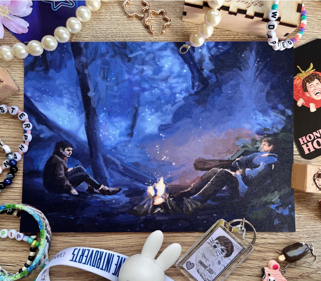 Merthur Camping - Merlin Bbc - Art Print A5 - Etsy Australia