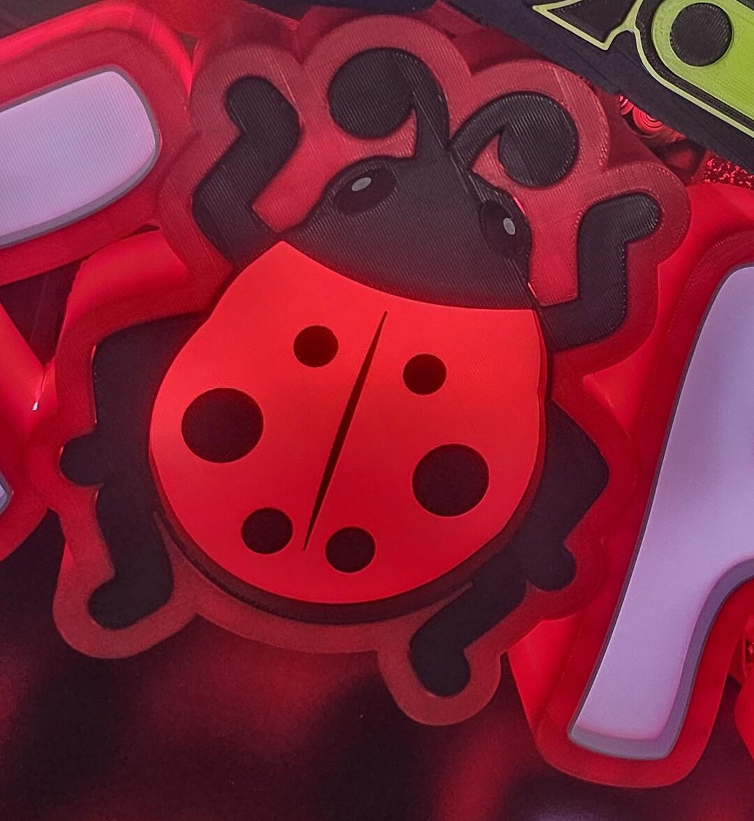 STL File for a Ladybug for 3D Lamps Etc. - Etsy