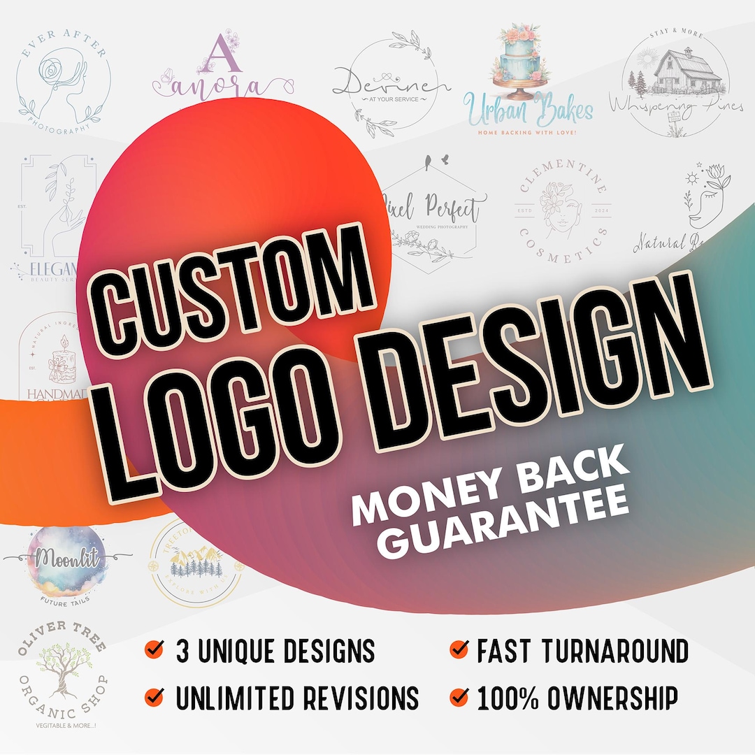 Custom Logo Design for Business, Personalized Logo Design, Business ...