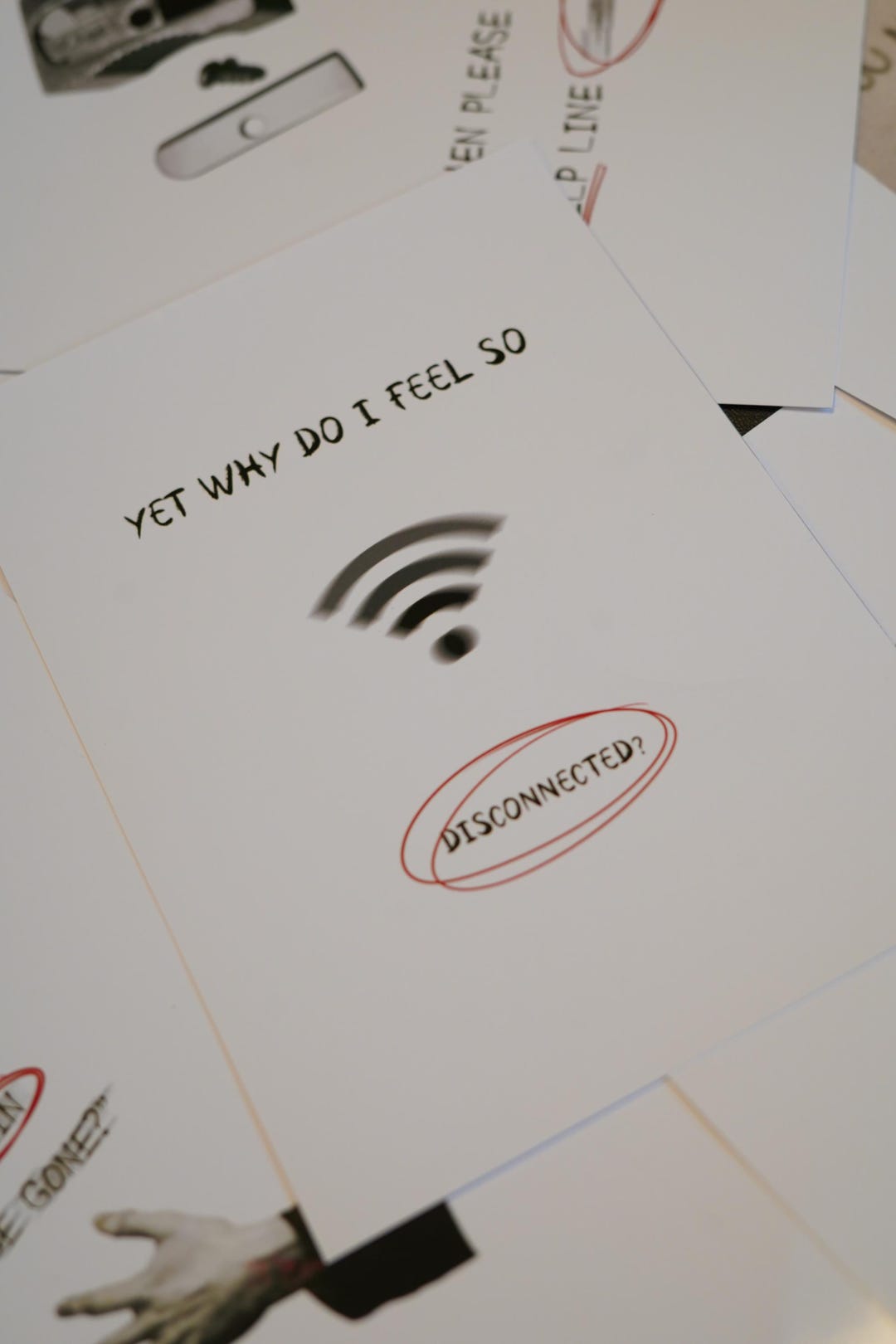 Yet Why Do I Feel so Disconnected? Poster, Wall Art Print, Tattoo ...