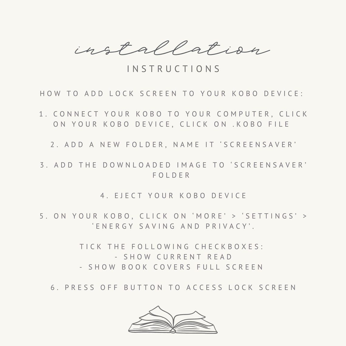 Kobo Lock Screen, Kobo Libra Colour, Kobo Wallpaper, Kobo Screensaver ...