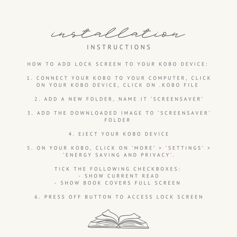 Kobo Lock Screen, Kobo Libra Colour, Kobo Wallpaper, Kobo Screensaver ...