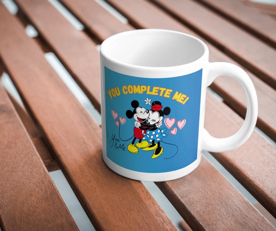 Mickey & Minnie Mug - Etsy