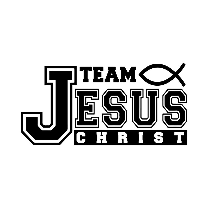 Team Jesus Christ SVG - Christian Varsity PNG - Religious Sport Digital ...