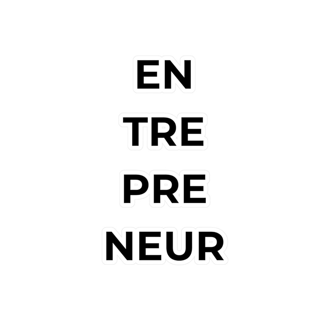 Entrepreneur Sticker, Laptop Decal, Motivational, Inspirational Saying ...