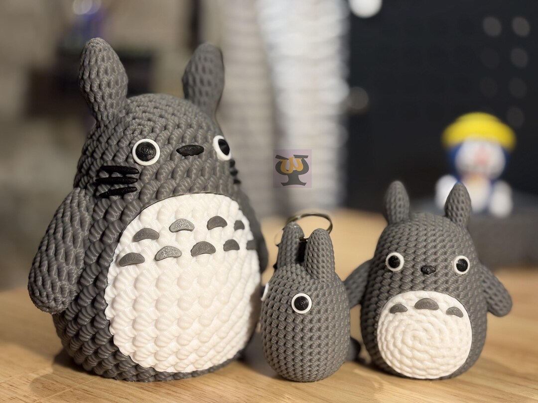 Totoro, Baby Totoro: Crochet-style 3d-printed Creation - My Dearest ...
