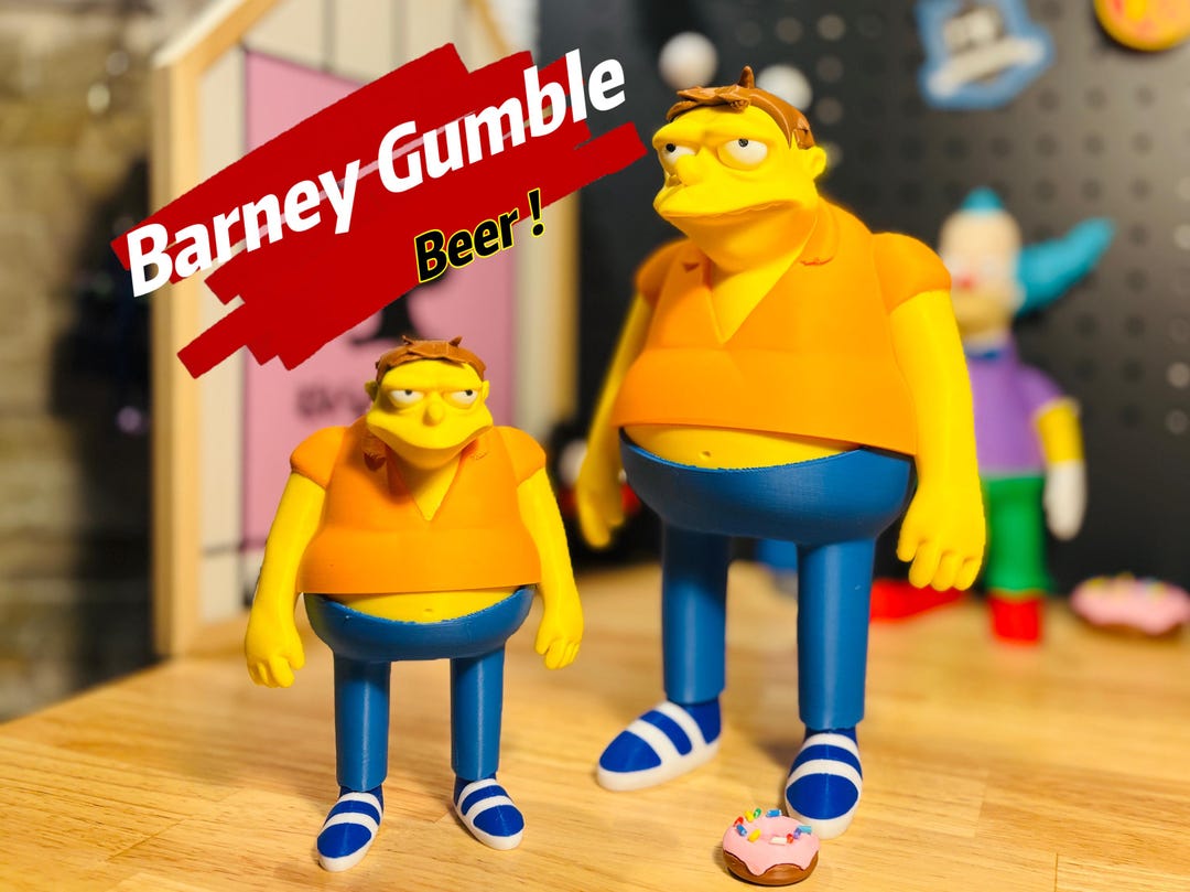 The Simpsons Barney - 3d-printed Figurine – Iconic Springfield ...