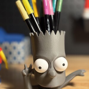 Simpsons-themed Pen Holder Iconic Collectible & Customizable DIY Gift ...