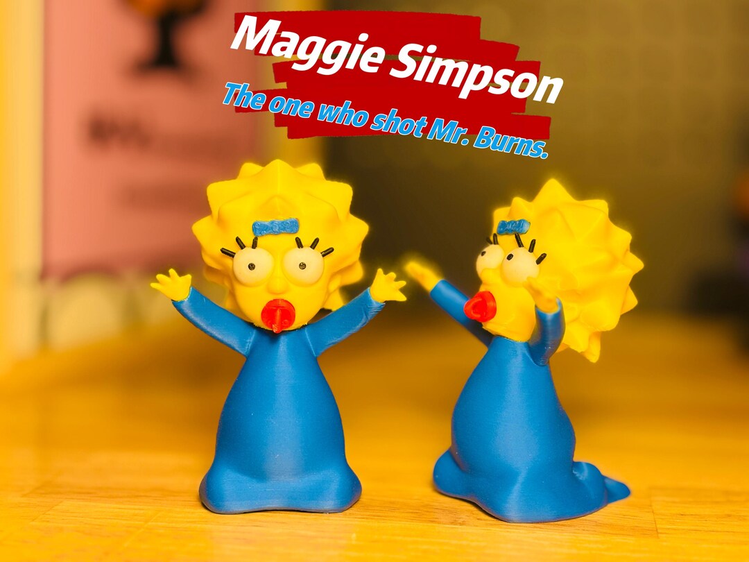 Maggie Simpson Figure - 3d-printed Figurine – Iconic Springfield ...