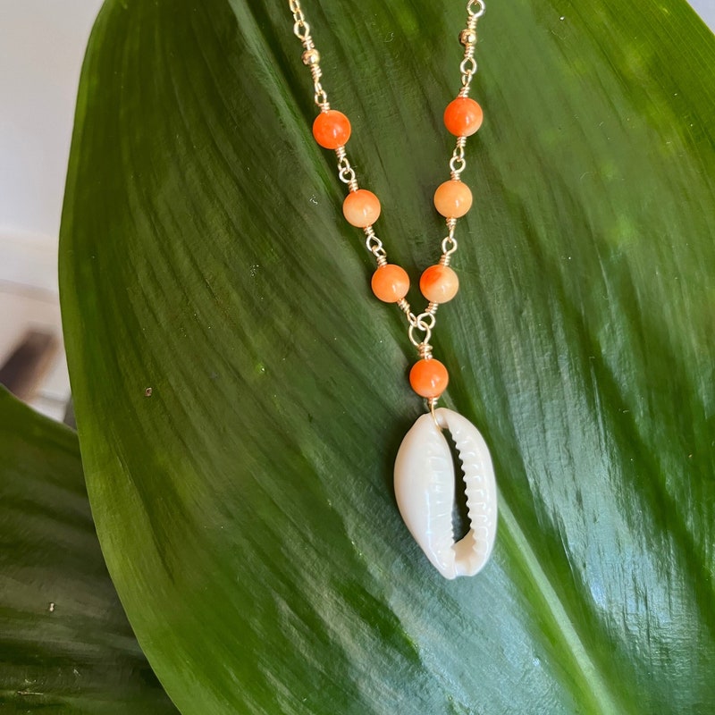 Cowrie Shell Necklace - Etsy