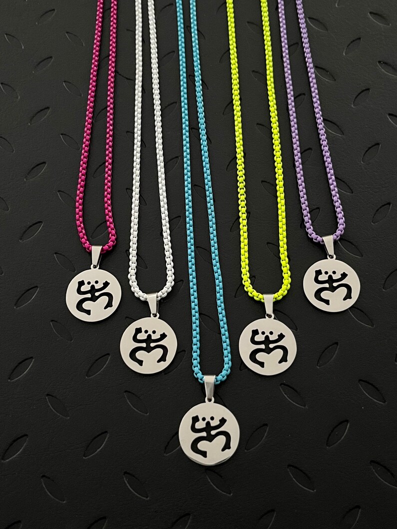 Puerto Rico Coqui Taino Necklace Fun Color Chains Puerto - Etsy