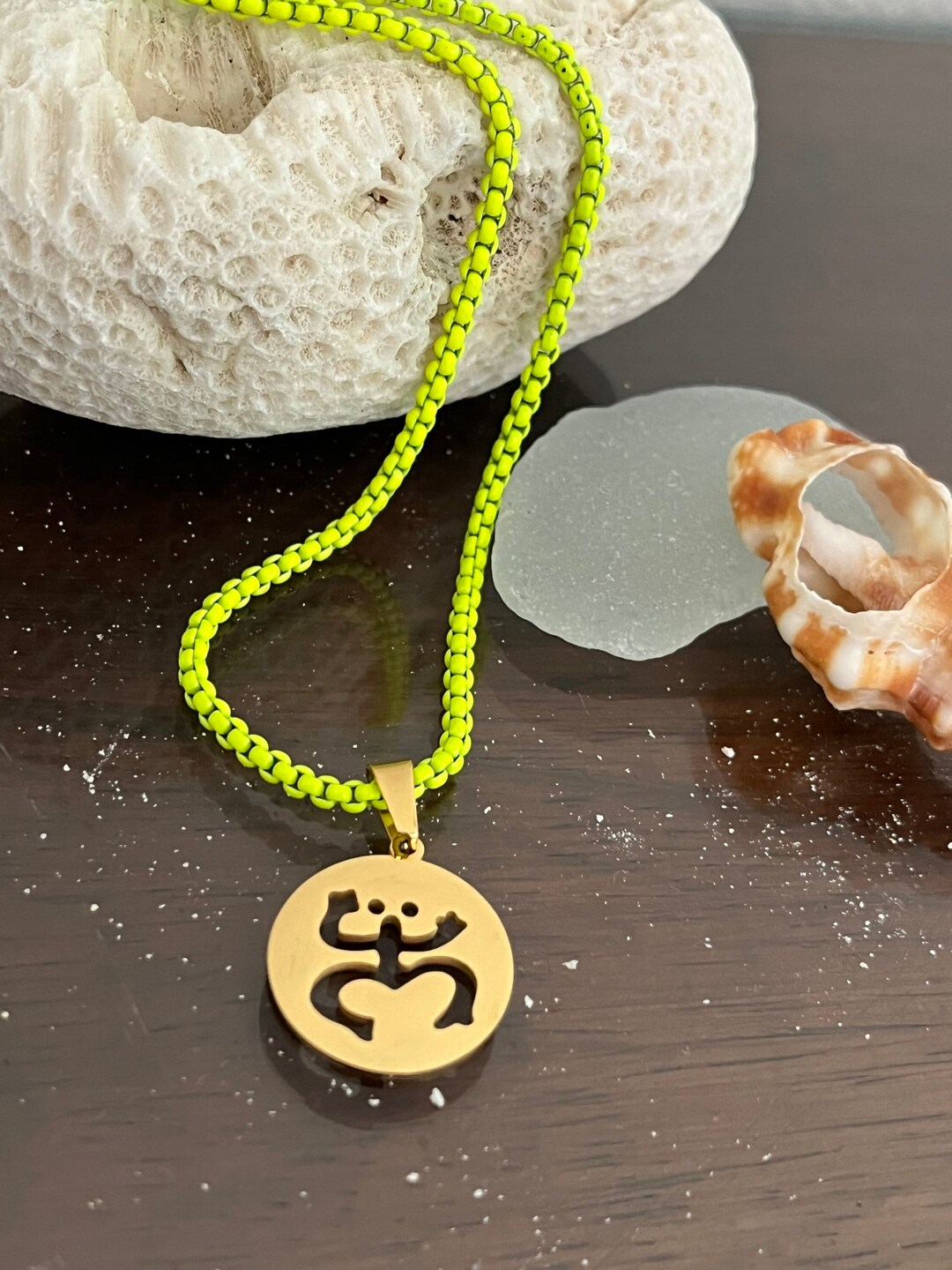 Puerto Rico Coqui Taino Necklace Fun Color Chains Puerto - Etsy