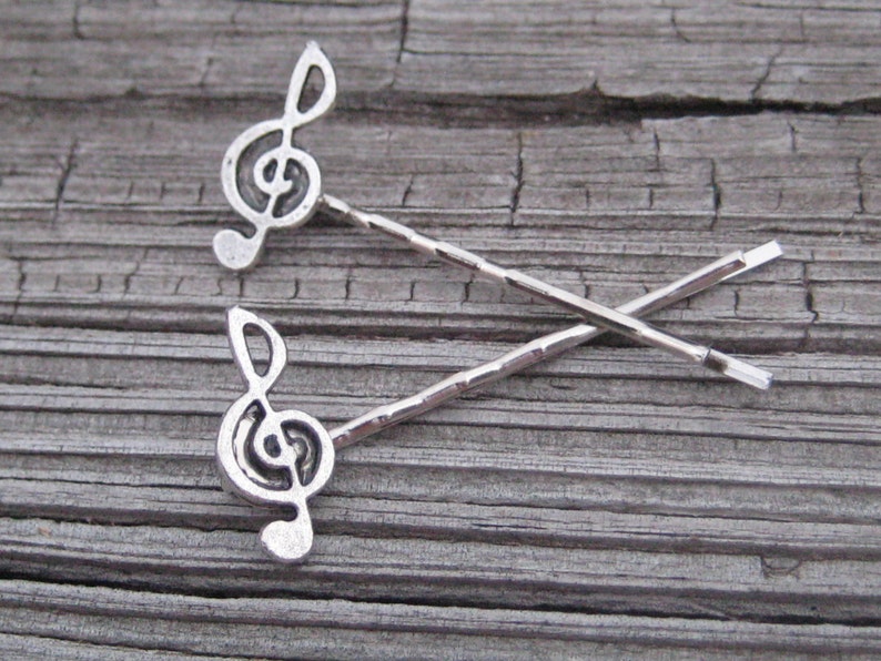 Music Note Music Music Pins Musician Bobby Pins Hair Pins | Etsy