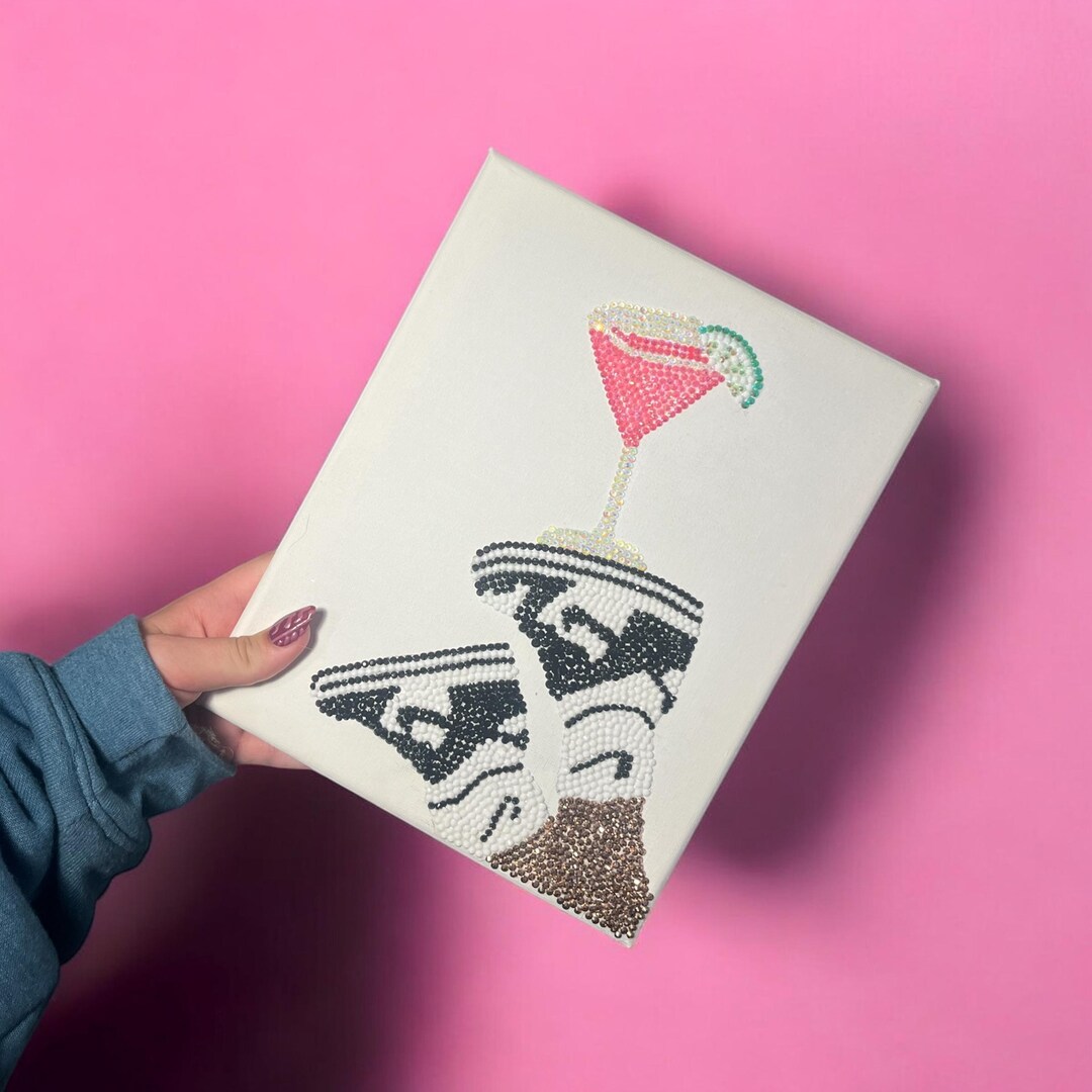 Nike Dunk With Martini Bling Rhinestone Canvas - Etsy