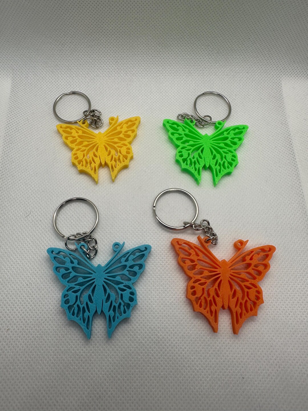 Butterfly Keyring, Keychain, Birthday Gift, 3D Printed, Keepsake, Bag ...