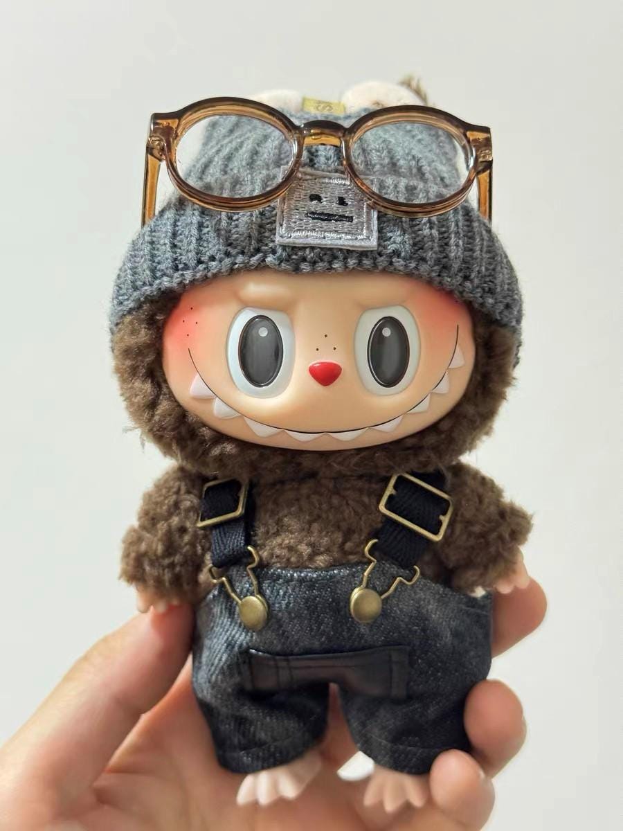 Labubu Clothes Cool Grey Suit - Etsy