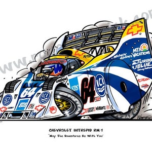 Chevy Intrepid GTP Car-toon - Etsy