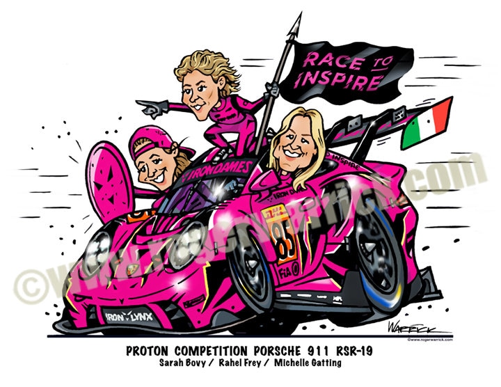 Iron Dames Lamborghini Huracan 2024 IMSA - Etsy