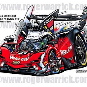 Cadillac Lmdh GTP Car-toons - Etsy