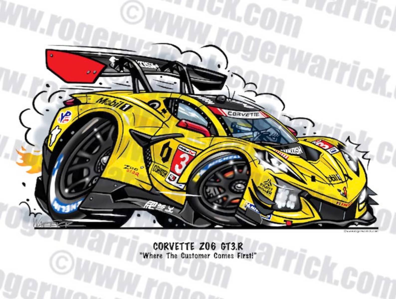 Corvette Z06 GT3.R ( P&M and AWA Versions ) - Etsy