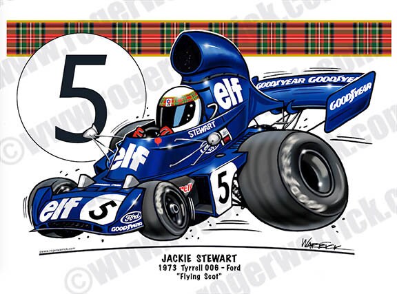 Tyrrell 006 Car-toon - Etsy