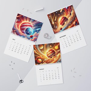 Wall Calendar 2025, Space, Cosmic Wonders, Galaxy, Nebulae - Etsy