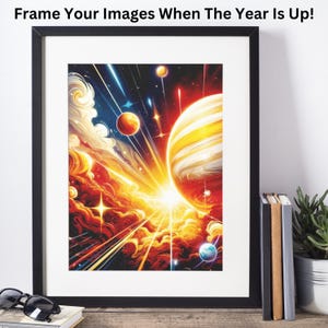 Wall Calendar 2025, Space, Cosmic Wonders, Galaxy, Nebulae - Etsy