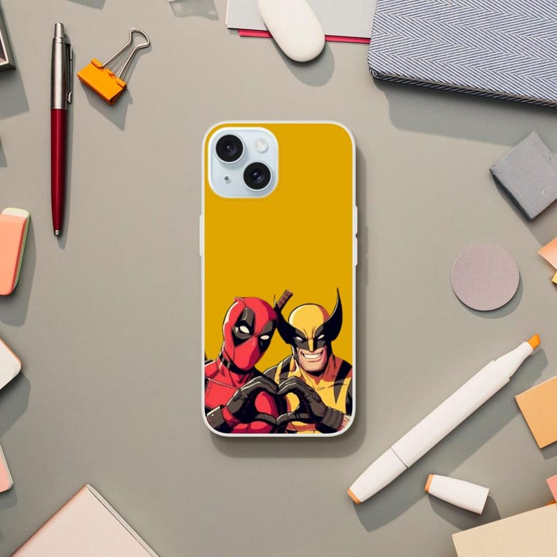 Deadpool X Wolverine Phone Case iPhone 15,14,13 - Etsy