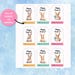 Easter Bunny Gift Tags: Printable Treat Bag Tags (digital Download) - Etsy