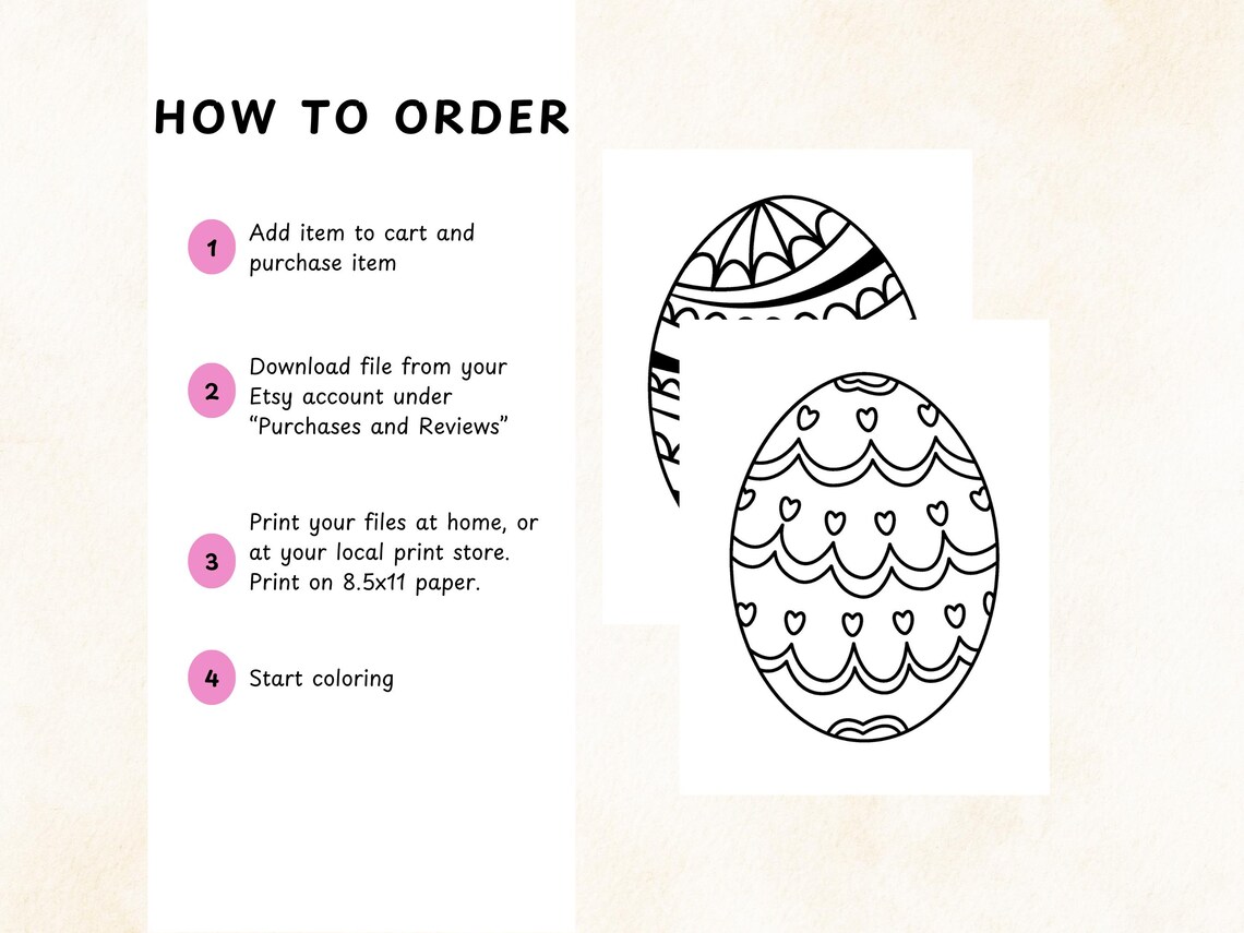 Easter Coloring Pages: 30 Printable Designs for Kids (digital Download ...