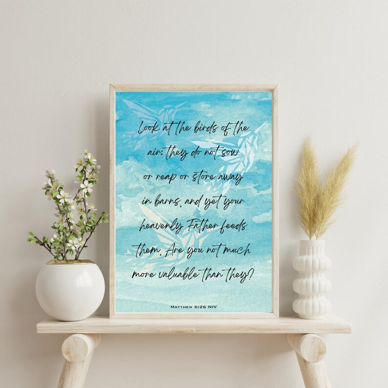 Bible Verse Wall Art Features Inspirational Christian Scripture ...