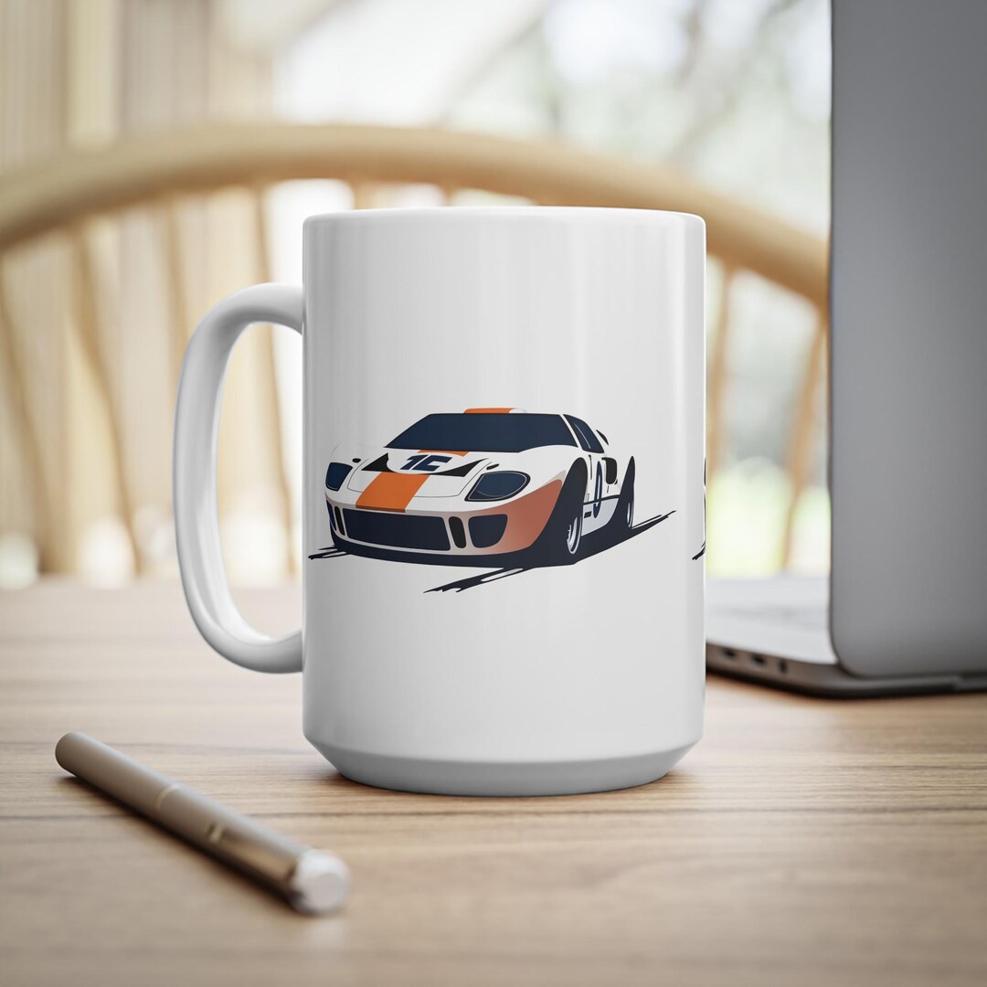 Vintage Style Ford GT40 Coffee Mugs - Perfect Gift for Le Mans Lovers ...
