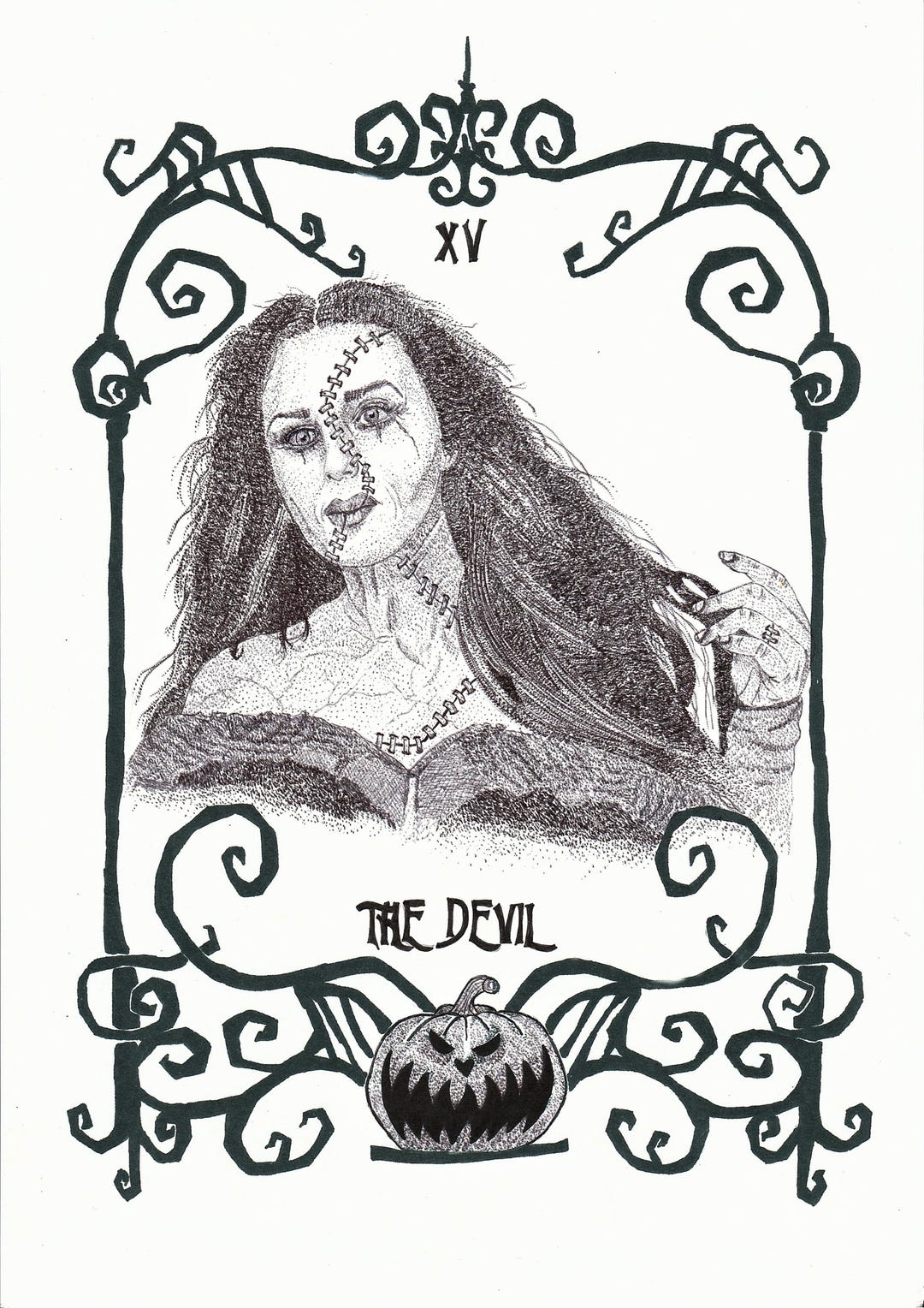 Tim Burton's Tarot: the Devil - Etsy