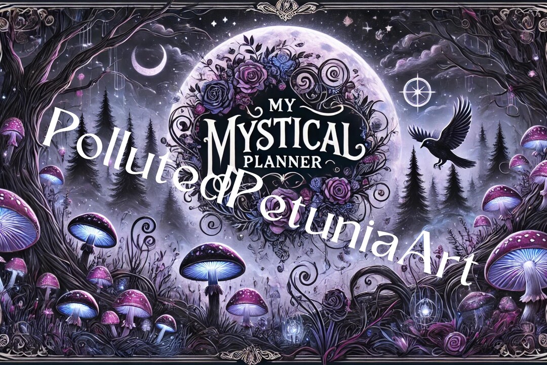 My Mystical Planner | Gothic Digital Planner | Witchy Goodnotes Planner ...