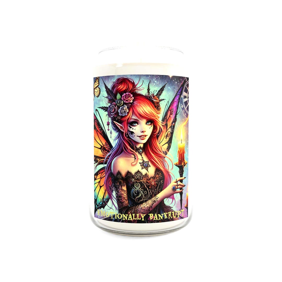 Evoke Fear Soy Candles, Dark Academia Home Decor, Creepy Candles ...