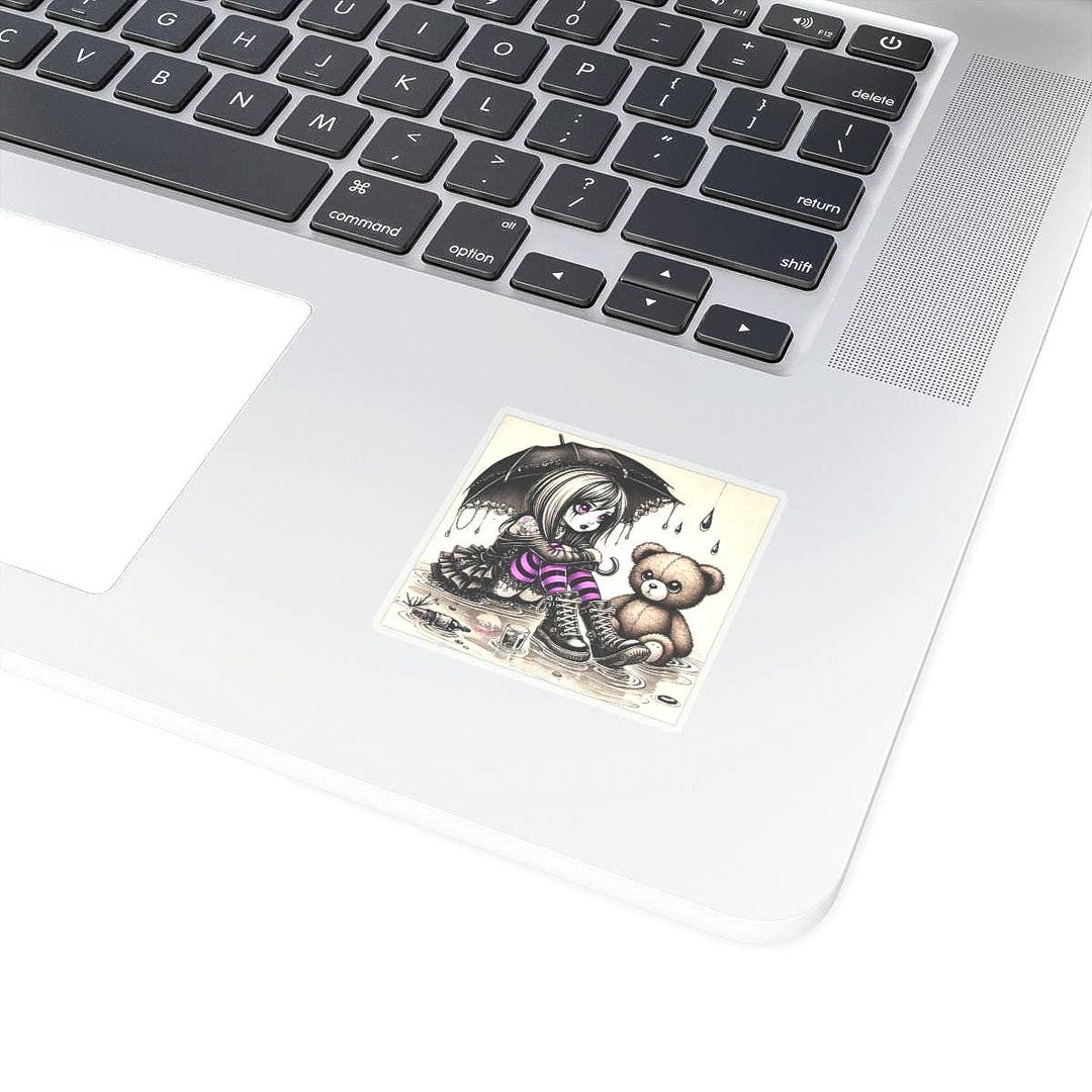 Goth Girl Stickers, Emo Sticker Set, Dark Aesthetic Stickers, Halloween ...