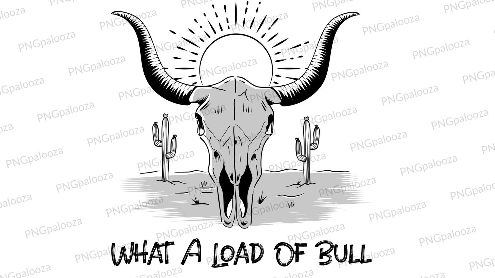 What a Load of Bull PNG File - Etsy
