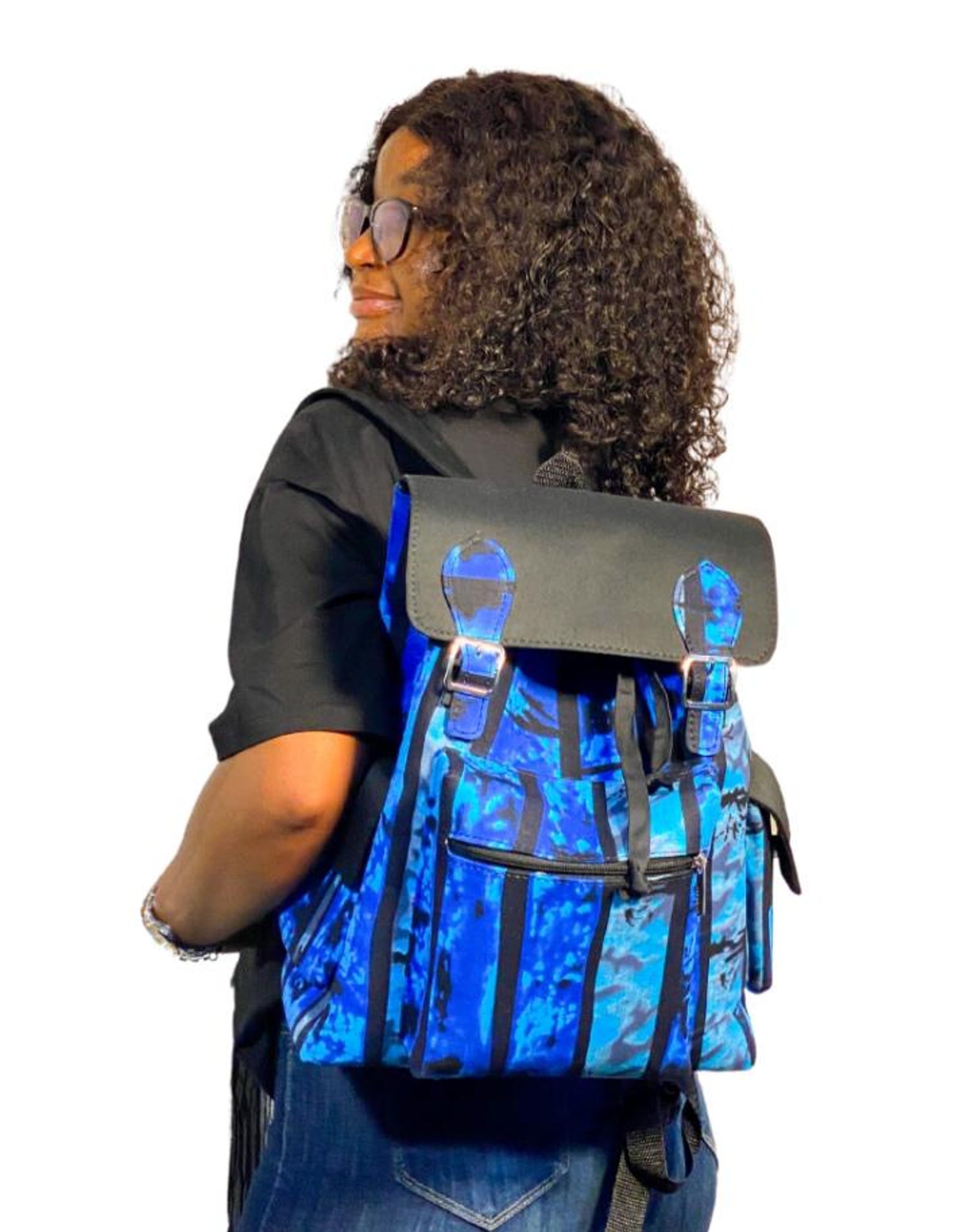 Ankara Backpack, Handmade African Print Backpack for Women & Men ...