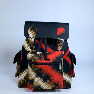 Ankara Backpack, Handmade African Print Backpack for Women & Men ...