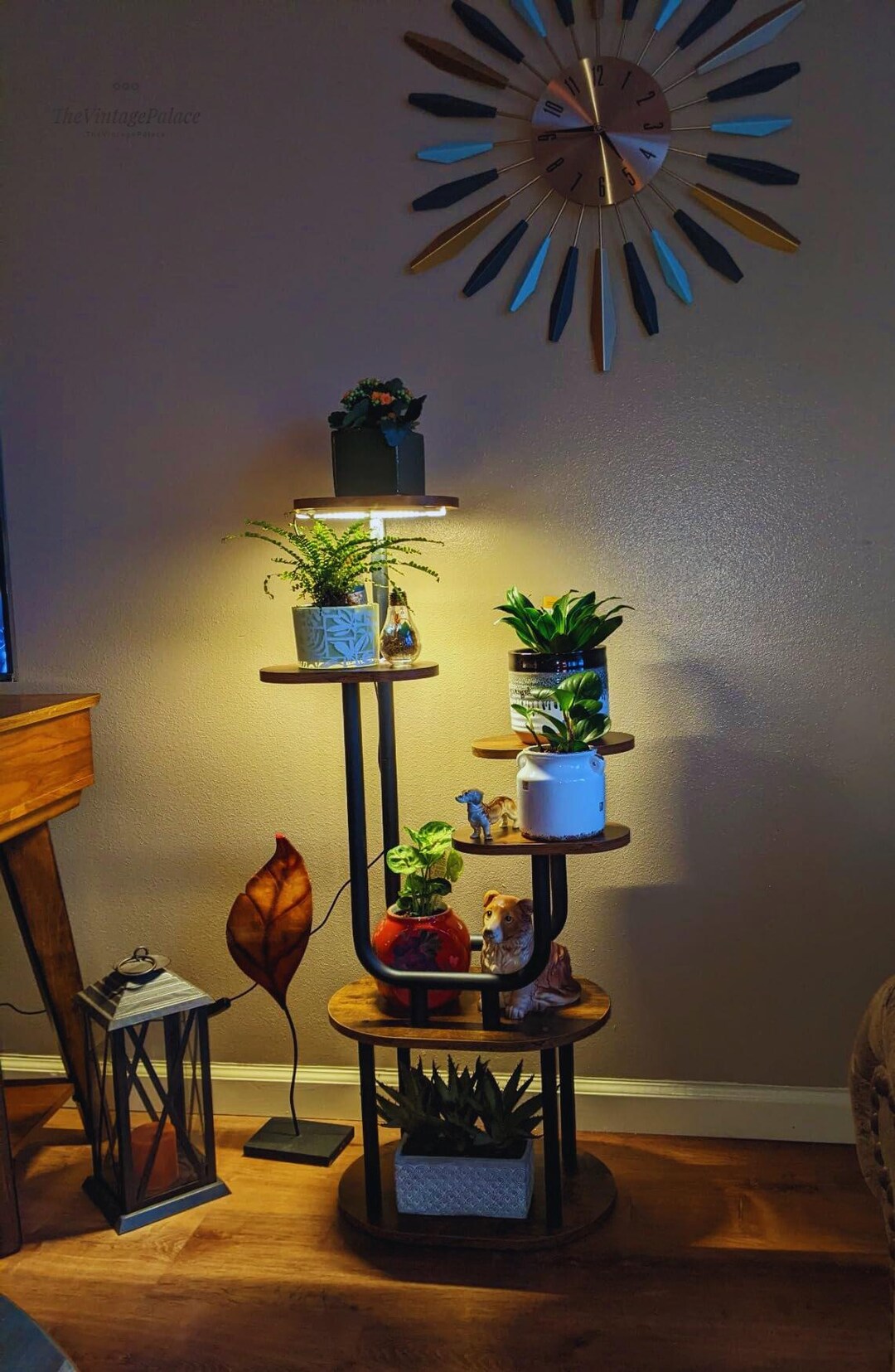 Plant Stand Indoor With Grow Lights, 41.5" Tall Multiple Plant Shelf, 6 ...