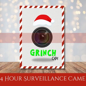 Printable Elf Camera, Elf Cam, Grinch Camera, Santa Cam, 24 Hour ...