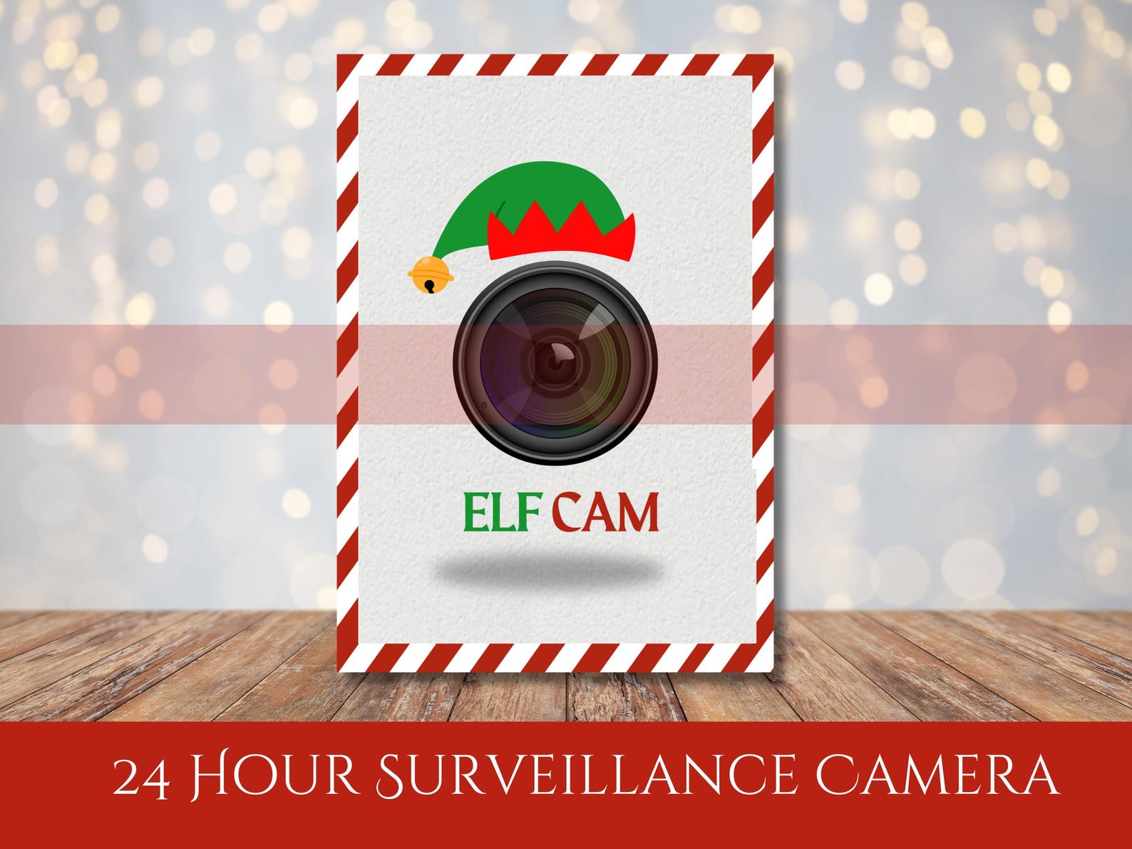 Printable Elf Camera, Elf Cam, Grinch Camera, Santa Cam, 24 Hour ...