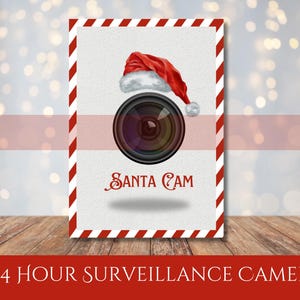 Printable Elf Camera, Elf Cam, Grinch Camera, Santa Cam, 24 Hour ...