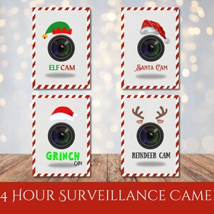 Printable Elf Camera, Elf Cam, Grinch Camera, Santa Cam, 24 Hour ...