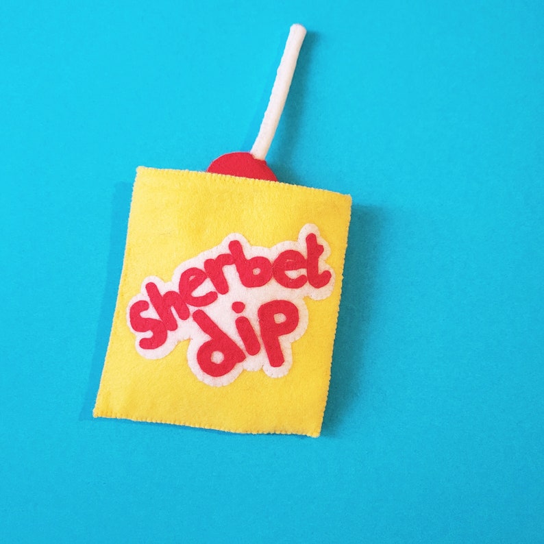 Sherbet Dip | Lollipop | Felt Food Digital Sewing Pattern | Kids Role ...