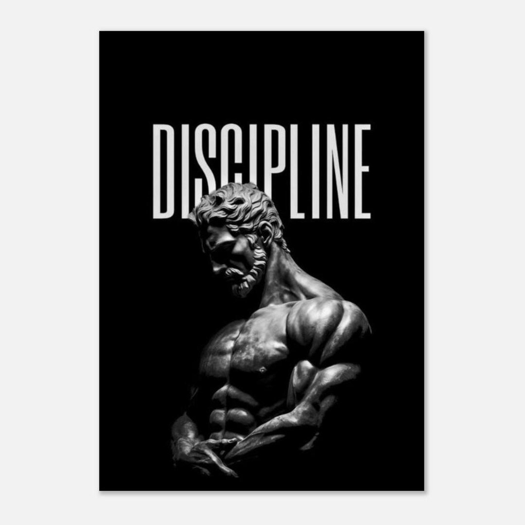 Discipline | Motivational Poster | Wall Decor | Office Decor - Etsy