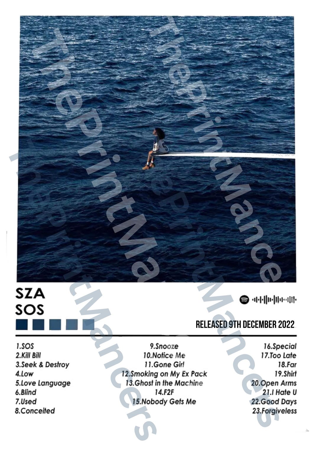 SZA Poster Print | Digital | Wall Decor - Etsy