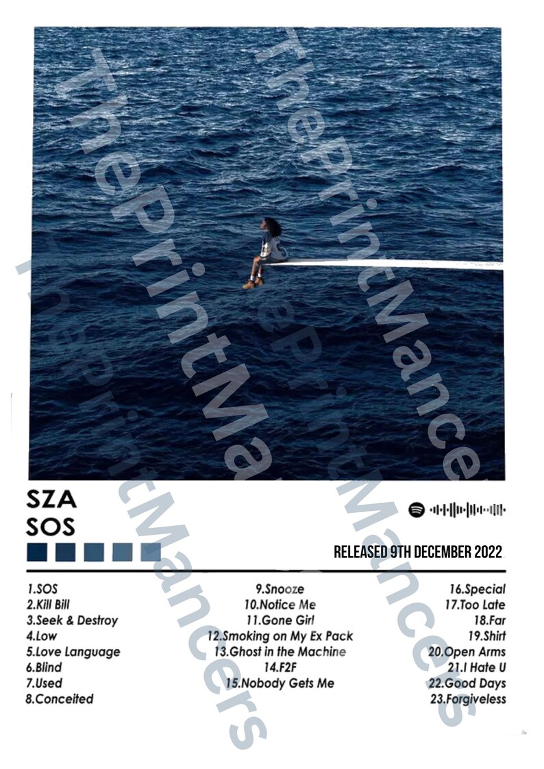 SZA Poster Print | Digital | Wall Decor - Etsy