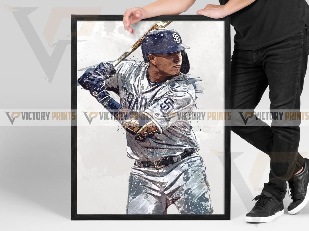 Manny Machado Poster/canvas Baseball Man Cave Art, Sports Room Decor ...