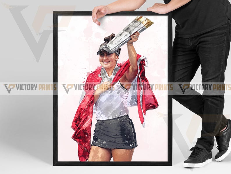 Bianca Andreescu Poster/canvas Tennis Fan, Man Cave Art, Sports Room ...
